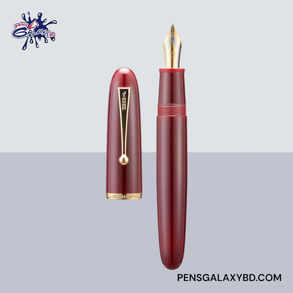 Jinhao 9019 Dadao Fountain Pen - Wine Red – Pens Galaxy BD