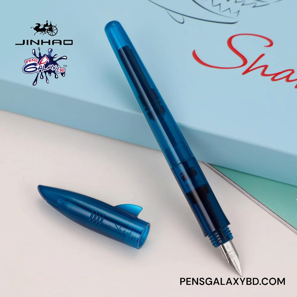 Jinhao 993 Shark Fountain Pen - Blue – Pens Galaxy BD