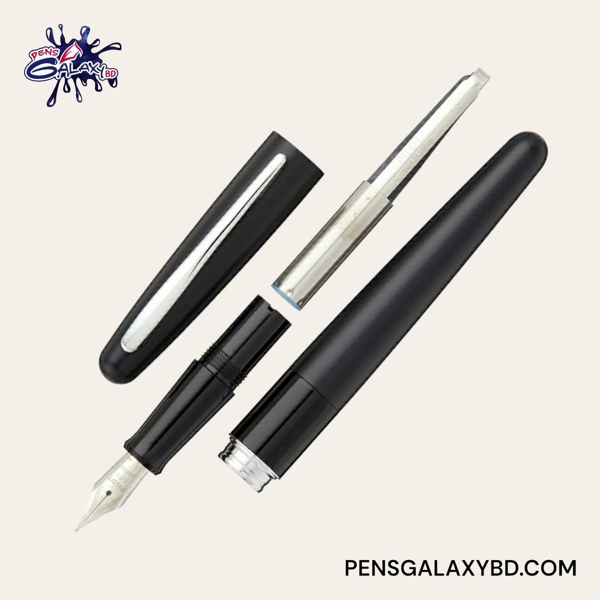 Pilot Metropolitan Fountain Pen - Plain Black – Pens Galaxy BD