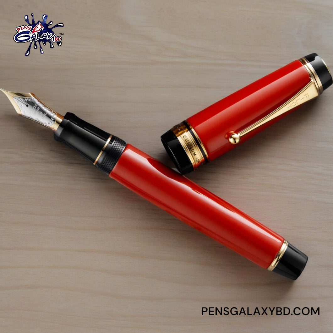 Pilot Custom Urushi Fountain Pen - Vermillion – Pens Galaxy BD