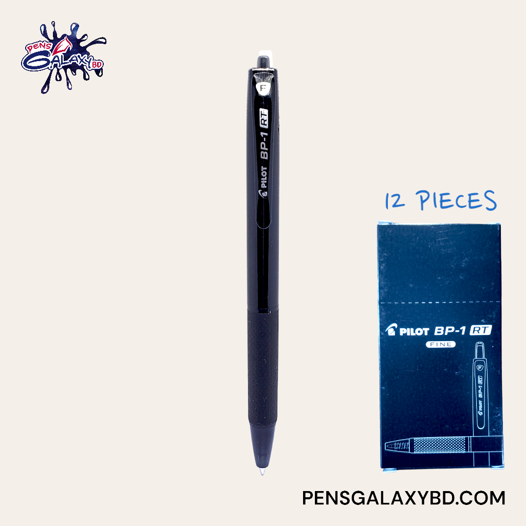 PILOT BP-1-RT Ballpoint Pen - 12 Pieces – Pens Galaxy BD