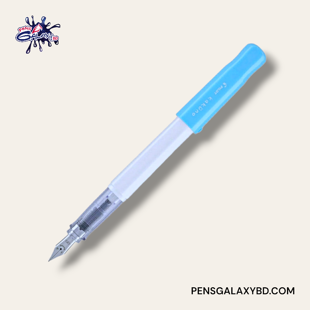 Pilot Kakuno Fountain Pen - Turquoise/White – Pens Galaxy BD