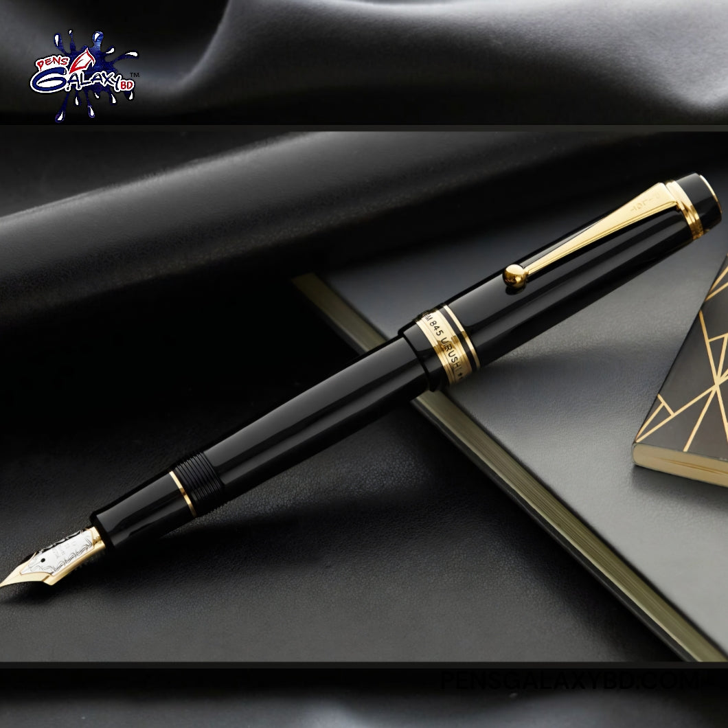 Pilot Custom 845 Urushi Fountain Pen - Black – Pens Galaxy BD